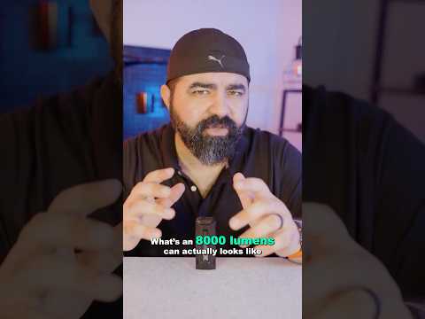 What does 8,000 lumens actually look like? EDC37