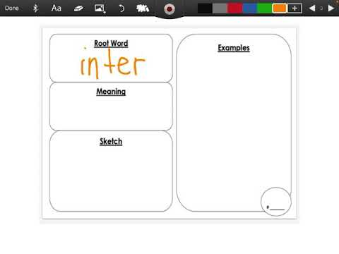 Inter and Ject Root Words