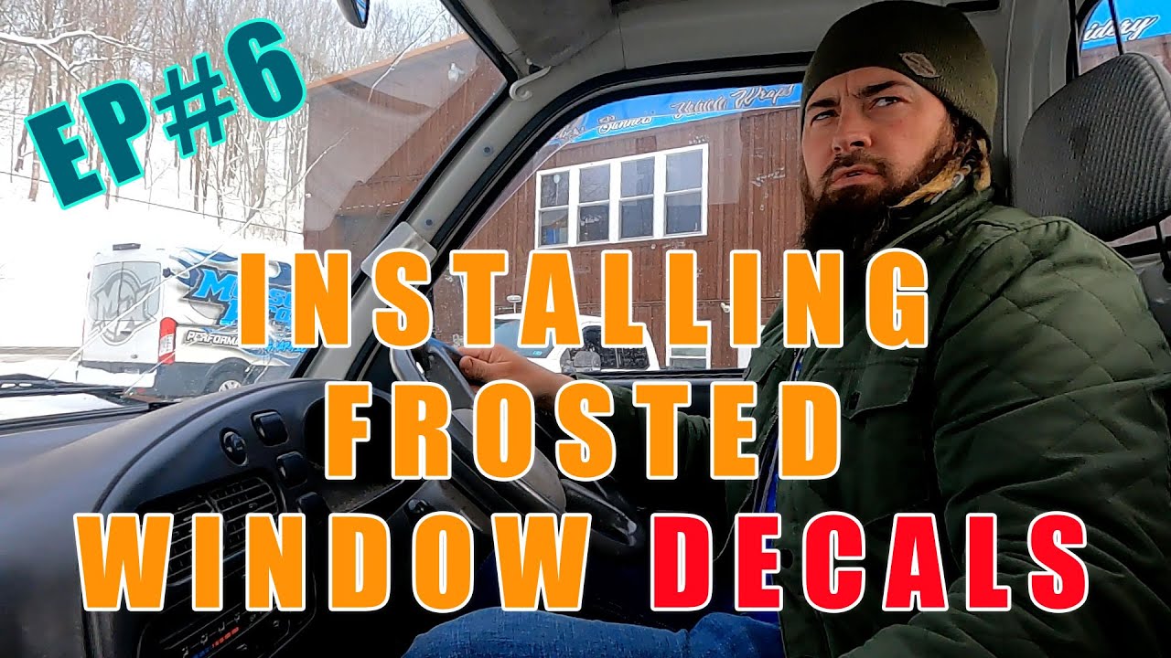 Installing frosted window decals at a local tattoo shop. And a small update with the shop remodel.