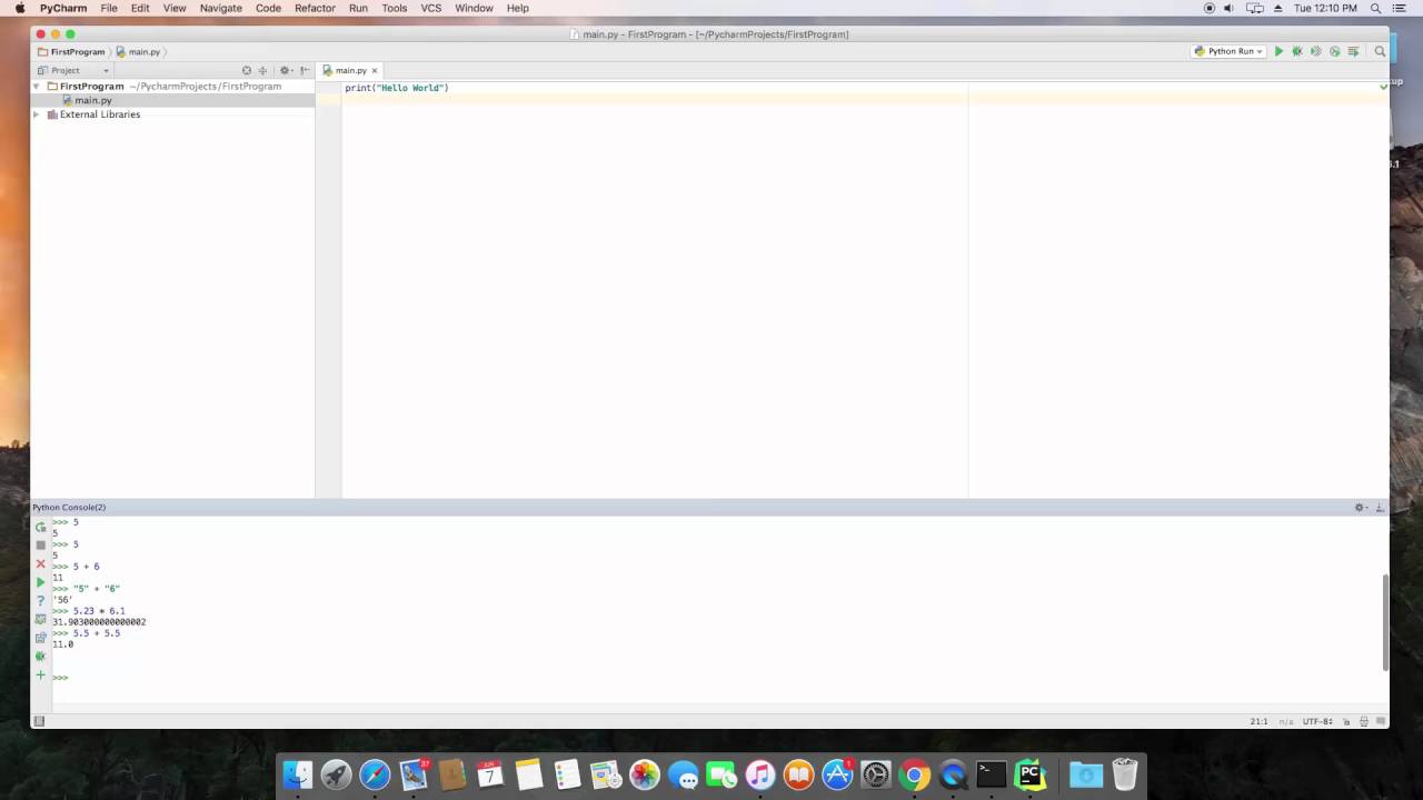 Number Usage in Python