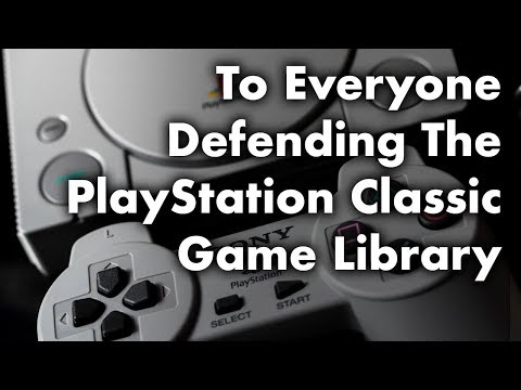 To Everyone Defending The PlayStation Classic Game Library
