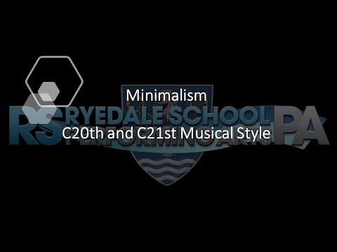 01 Minimalism Year 8 - An introduction to minimalist music and the works of Steve Reich