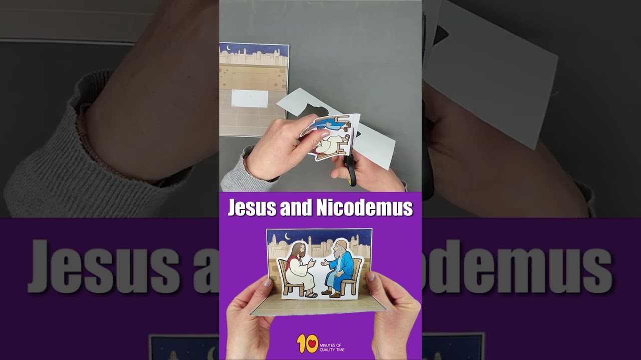 Jesus and Nicodemus - Sunday School Craft