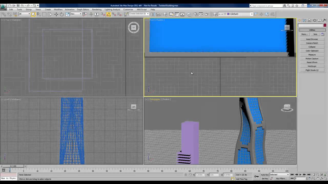 3ds Max 2012 -- Navigating the User Interface
