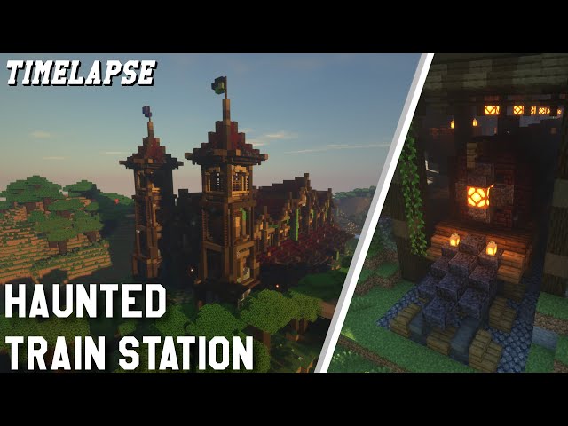 Haunted Train Station Minecraft Map