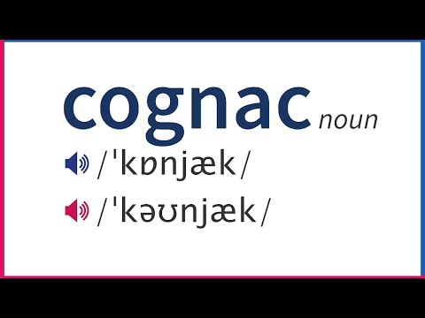 How To Pronounce COGNAC In British And American English