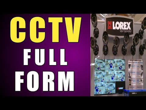CCTV FULL FORM?