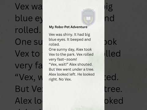 My Robo-Pet Adventure – Learn English Through Stories – Elementary (A1)
