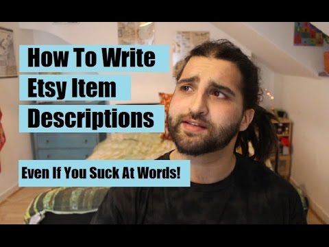How To Write Etsy Product Descriptions For Beginners