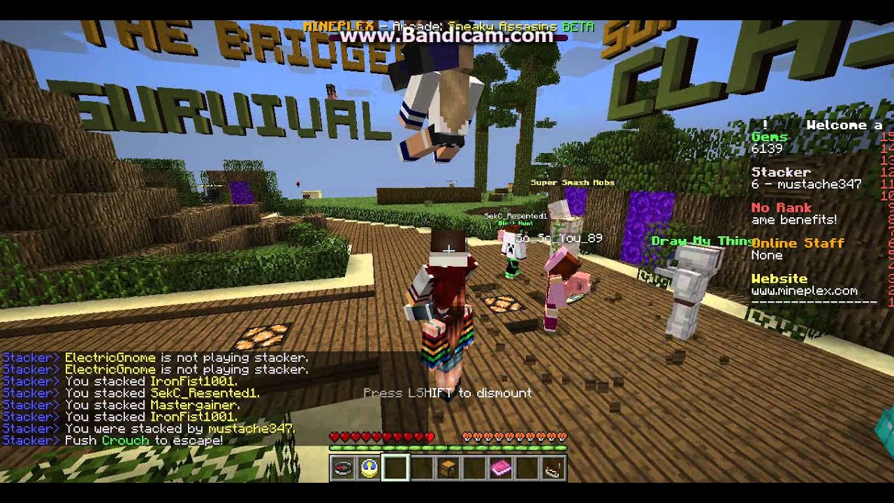 MInecraft Server Review #1 :: MinePlex Minigame Server