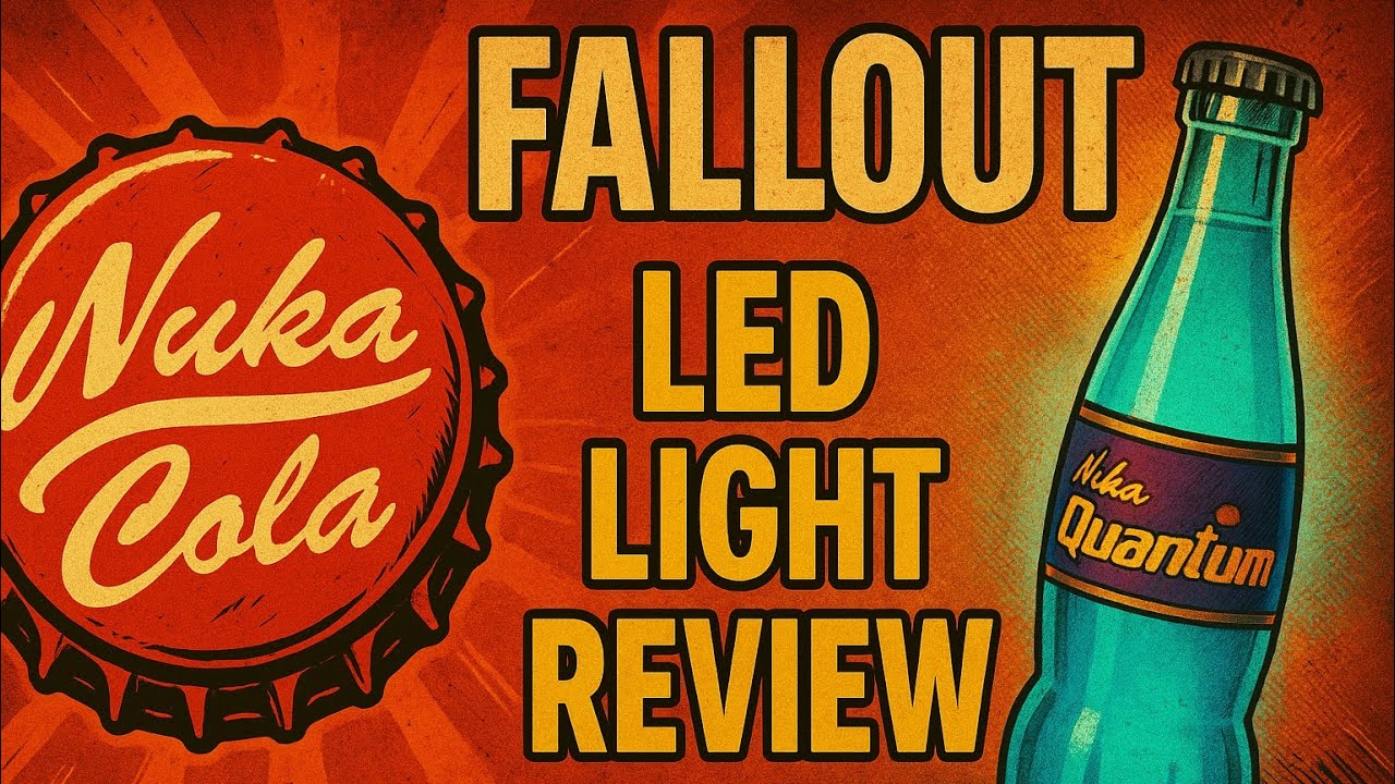 Nuka-Cola Quantum and Vault-Tec LED Light Review - Fallout Etsy Props