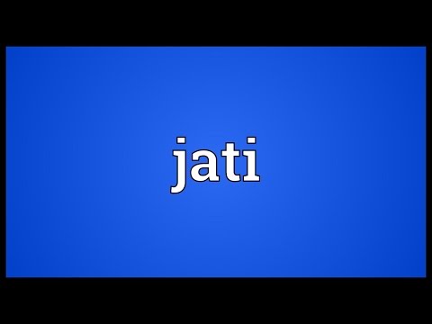 Jati Meaning