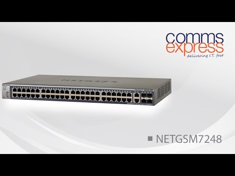 Netgear GSM7248 48 Port Gigabit Switch (Feature Highlights)