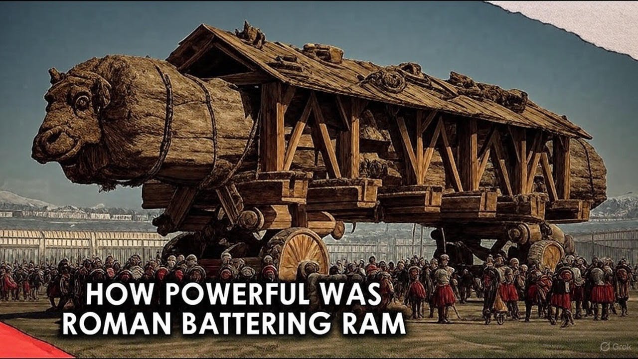 How Powerful Was the Roman Battering Ram? | Rome’s Deadliest Siege Weapon