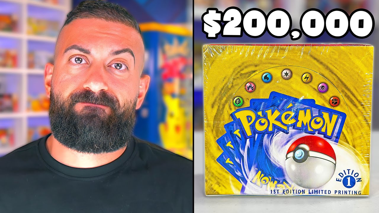 PokeRev LIVE - 1st Edition Base Set Booster Box Opening - General ...
