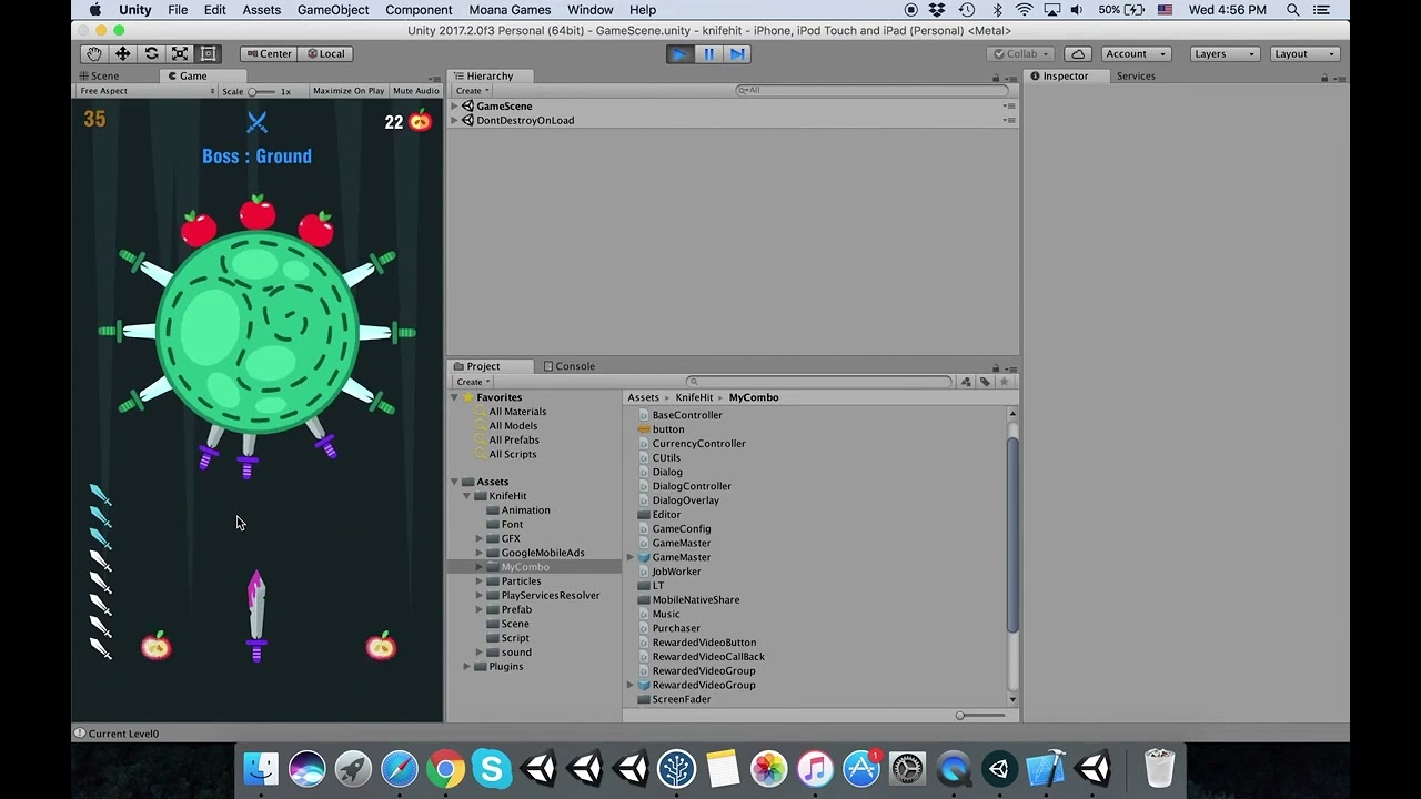 Knife Hit Clone Unity Game Source Code #unity #unity3d #unitydev #unitydeveloper #sourcecode