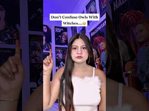 Don’t Confuse Owls With Witches…😳 ( scary tiktok ) #shorts #shortsfeed