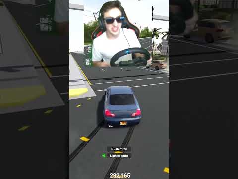 Using A Steering Wheel In Roblox Is So Realistic!
