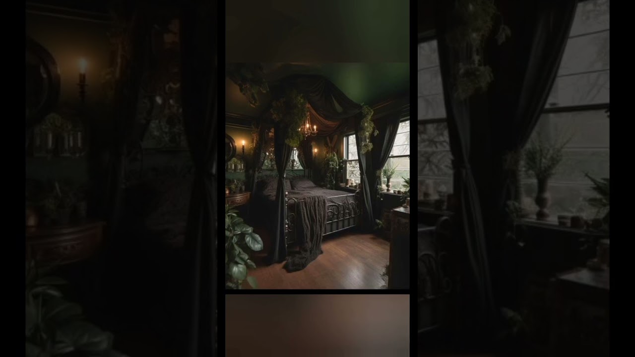 Dark academia bedroom ideas