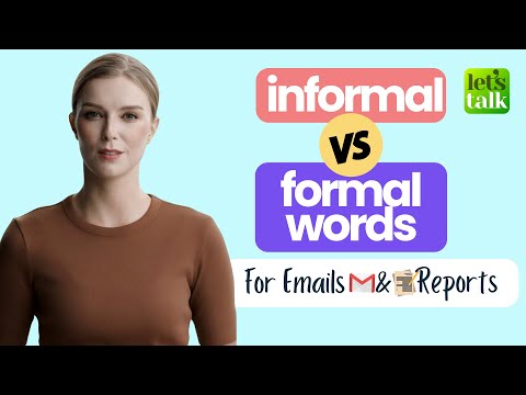 Informal Vs Formal English Words For Email Writing | #shorts English Lessons #businessenglish