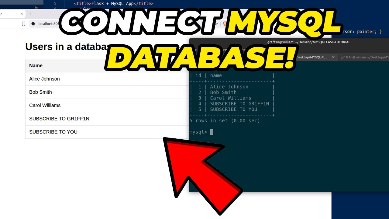 Python Flask -  How To Connect MYSQL Database