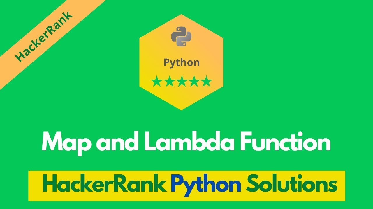 HackerRank Map and Lambda Function problem solution in Python | Python problems solutions
