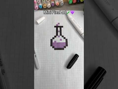 🧪Mini Pixel art ideas!? #pixel #pixelart #pixelartideas #art #artideas #drawing #cute