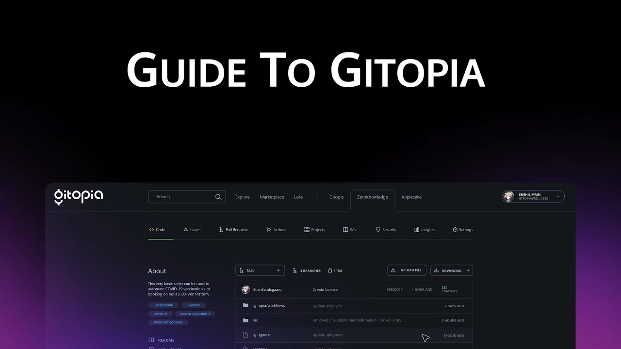 Guide to Gitopia- Learn how to use Gitopia in under 5 minutes