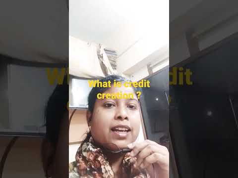 what is credit creation?