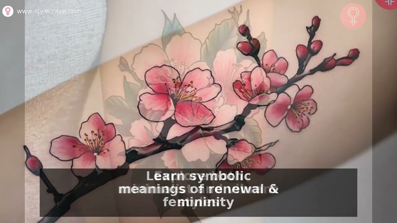 Top 8 Cherry Blossom Tattoo Designs & Meanings