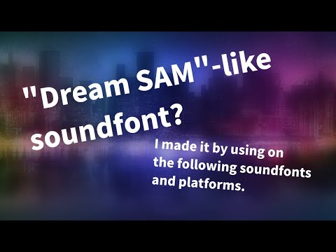 (AUDIO ONLY) “SAM9X0X/2X3X”-like soundfont midi sample (feat. timbre, pokémon black/white)
