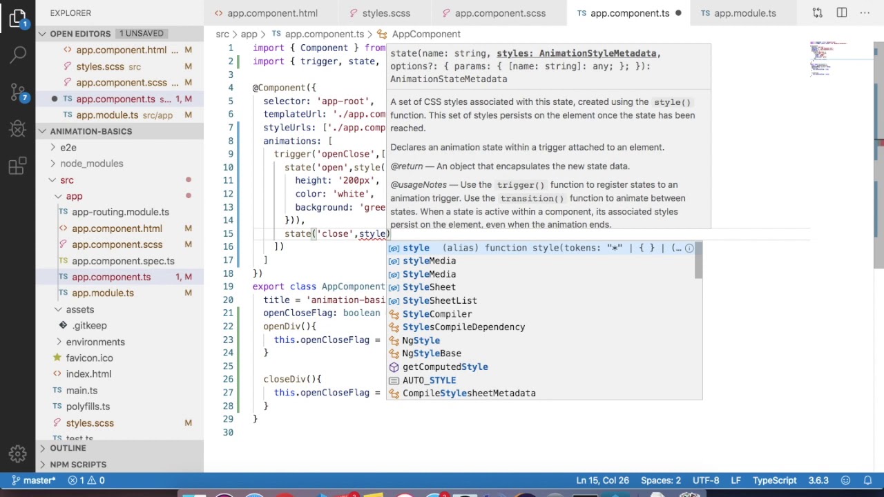 Angular 8 Animation Intro