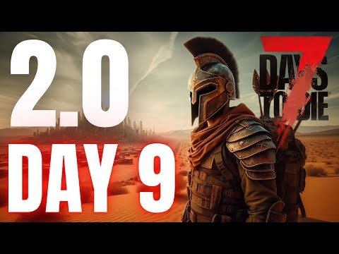 Unlocking the Desert Badge & Crafting the Mini Bike! | 7 Days to Die 2.0 Day 9 Storms Brewing Update