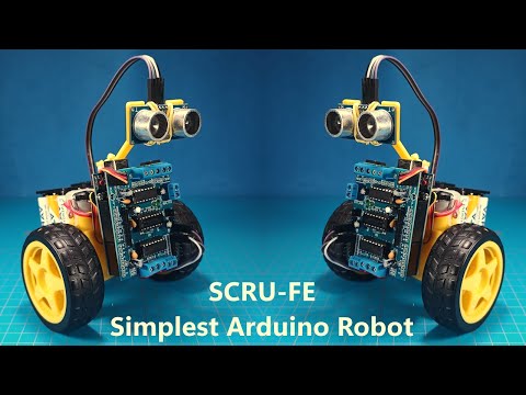 SCRU-FE: Simplest Arduino Robot – Full Build