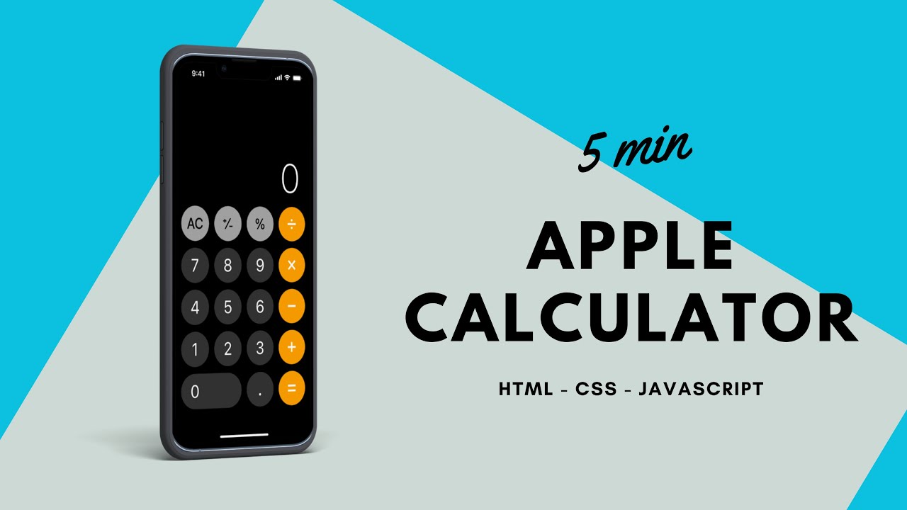 Building an Apple Calculator Clone | 5 min