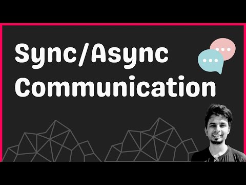 Synchronous and Asynchronous Communication between Microservices