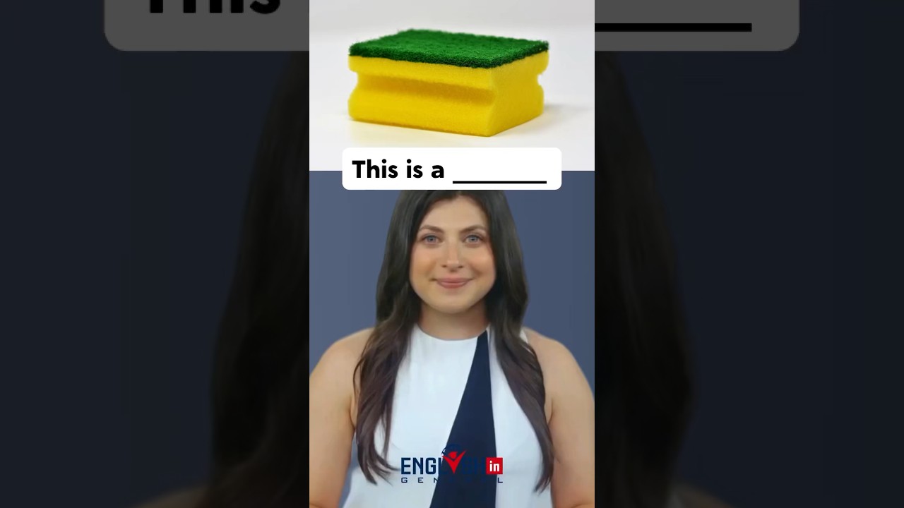 Cleaning Supplies Vocabulary