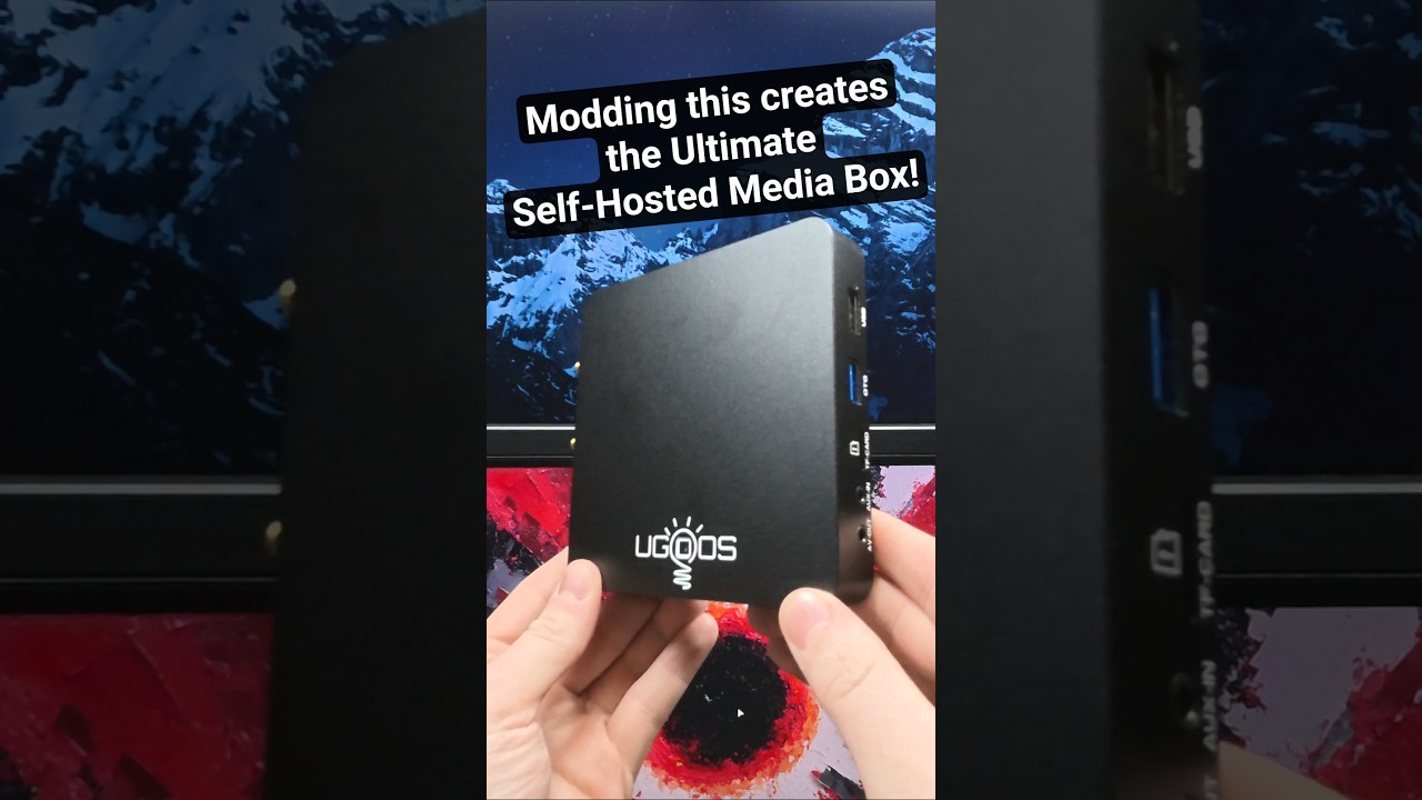 The ULTIMATE Media Player // Modding an AM6B+ with CoreELEC #shorts