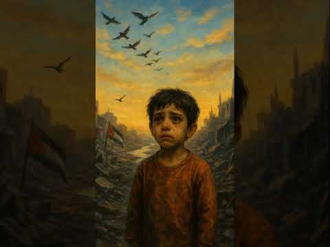 "Don’t They Know? – A Cry for the Children of Gaza"#VoicesUnheard #EndTheViolence #EchoesOfHumanity