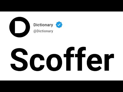 Scoffer Meaning In English