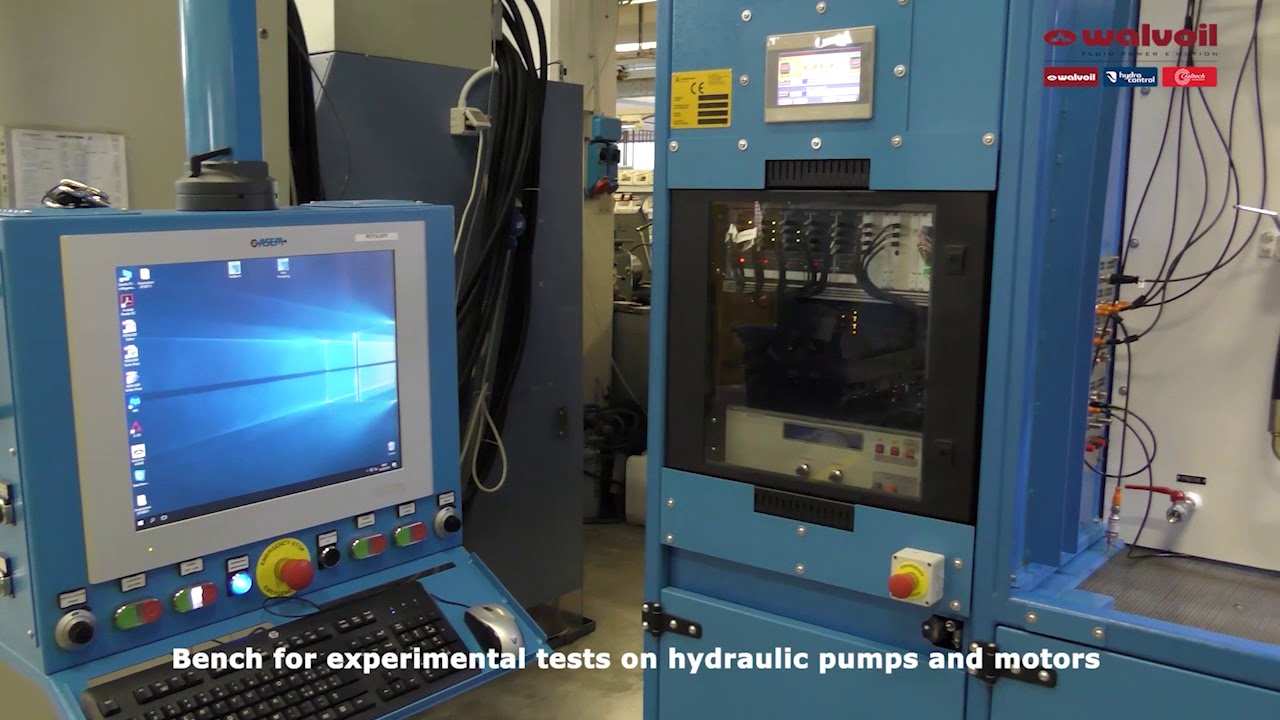 Bench for experimental tests on hydraulic pumps and motors