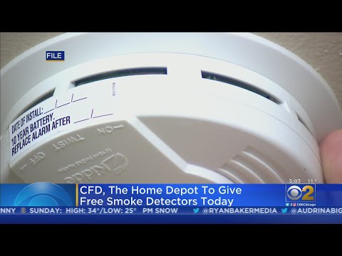 CFD, The Home Depot Offering 99-Cent Smoke Detectors Across The City Friday