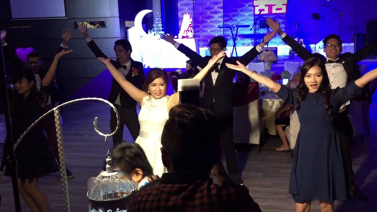 Alex & Eve's wedding surprise flash mob dance