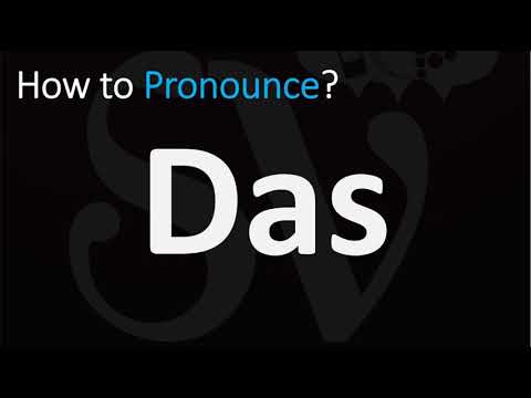 How to Pronounce Das? (CORRECTLY)