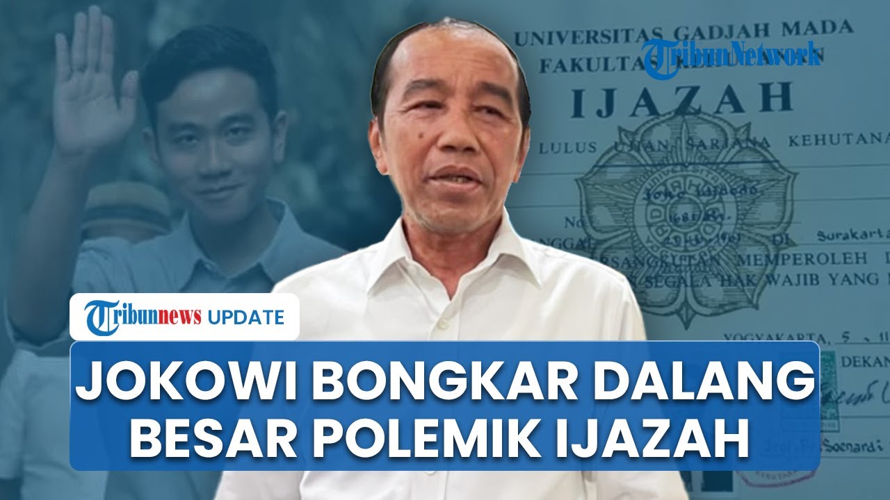 Jokowi Sebut Ada 'Dalang Besar' di Balik Polemik Ijazah & Beri Alasan Sekolah Gibran di Luar ...