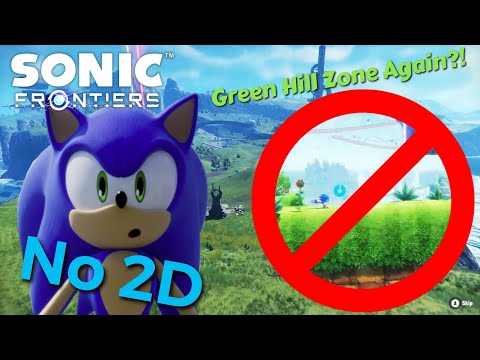 Can YOU Beat Sonic Frontiers Without 2D Sections?