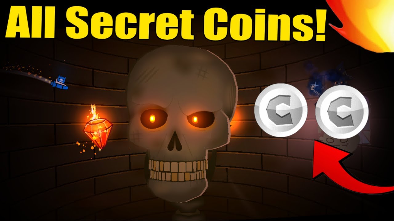 🔎 All Secret Coins in Skeletal Shenanigans! 💀 Geometry Dash Secrets
