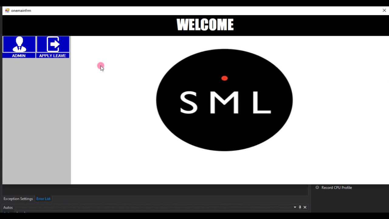 Complete Employee Leave Management System in VB NET and MySQL Database Demo