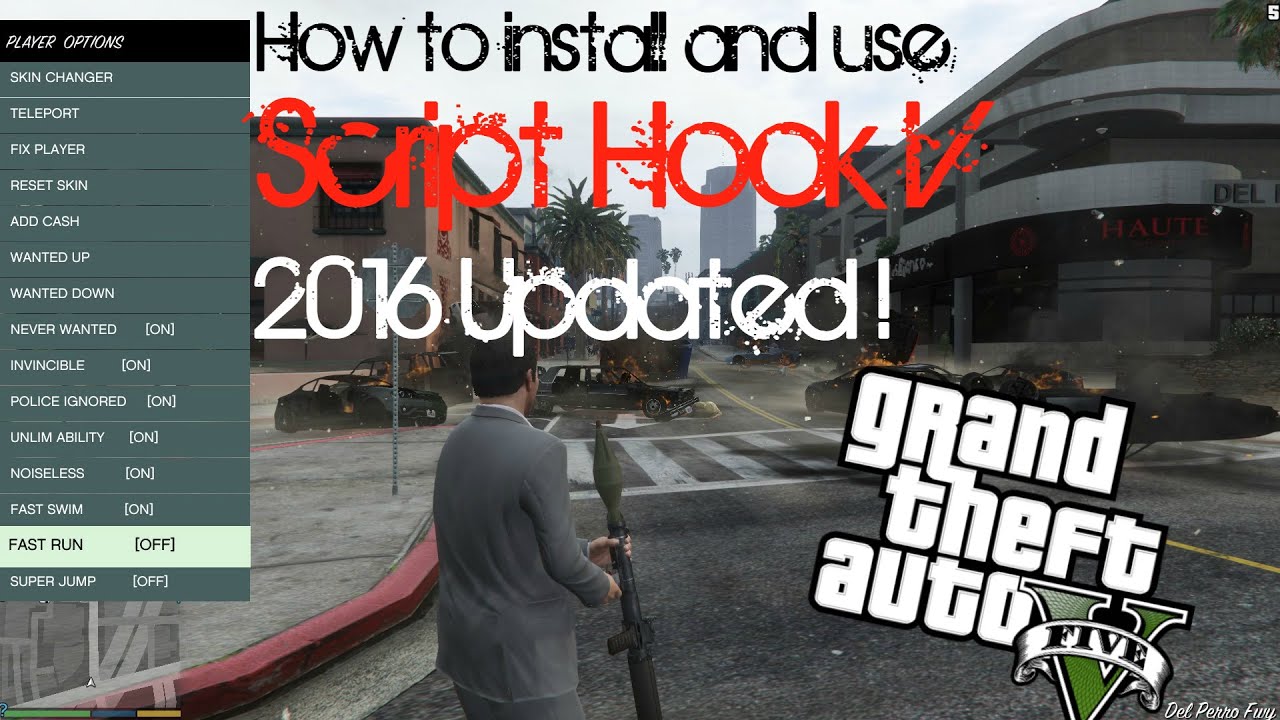 Script Hook V + Native Trainer 1.0.3095.0 - GTA 5