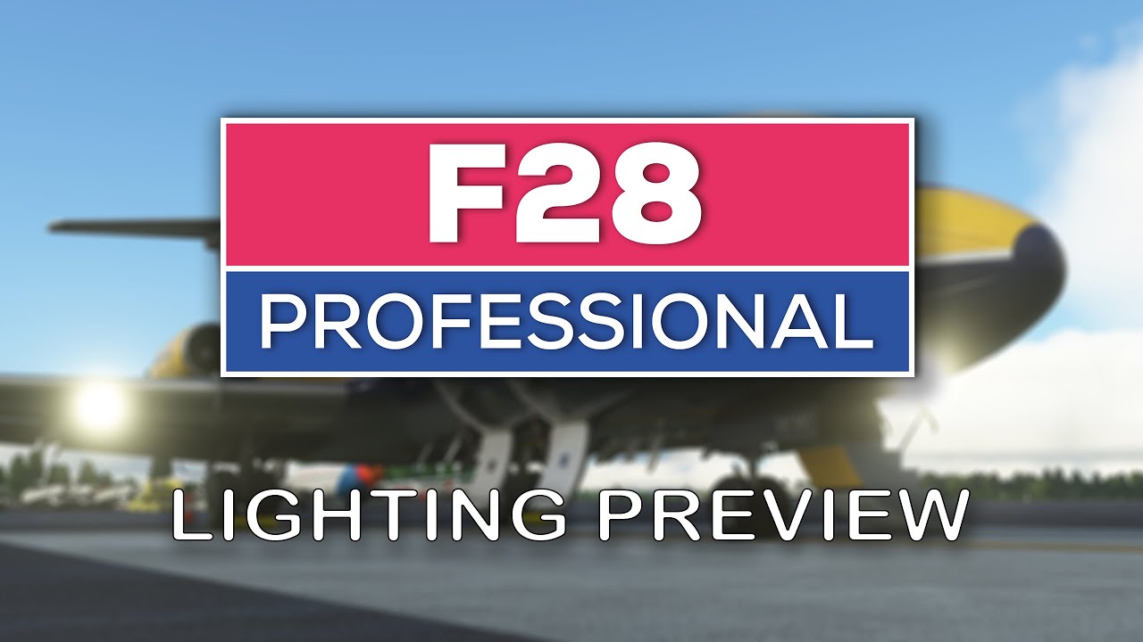 Just Flight Fokker F28 development update